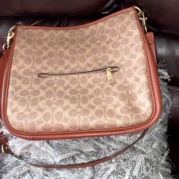 Coach | Bags | Coated Canvas Signature Logo Cary Shoulder Bag | Poshmark